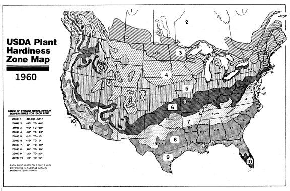 In The Zone The Usda Plant Hardiness Map Explained Here By Design